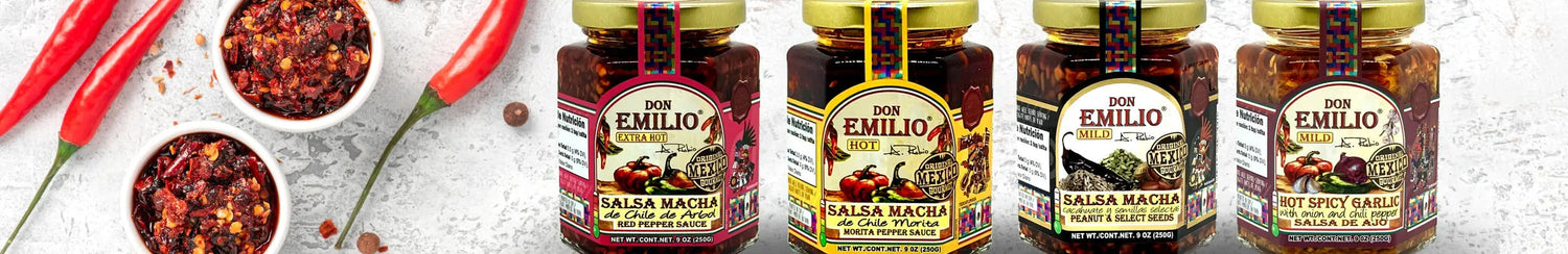 Salsa Macha: Shop All Spicy and Nutty Sauces Online – DON EMILIO